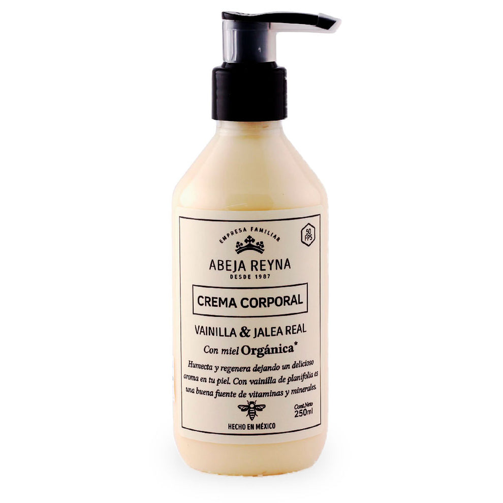 Crema Corporal, Vainilla y Jalea Real, 250 ml – Casa Cultiva