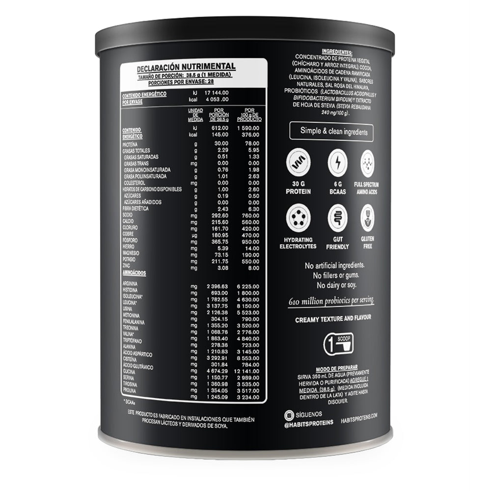 Habits, High Performance, Proteína by Checo Pérez, Cacao – Casa Cultiva