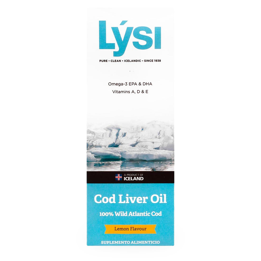 Lysi, Omega 3, Aceite de Hígado Bacalao, Limón, 240 ml – Casa Cultiva