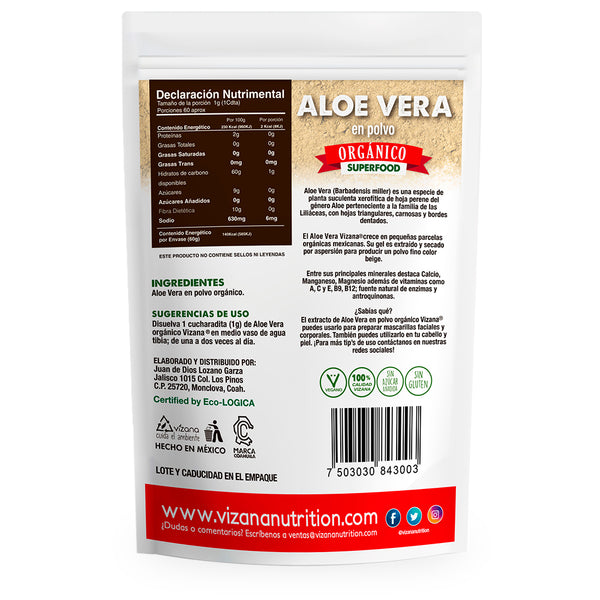 Vizana, Aloe Vera, 60 g – Casa Cultiva